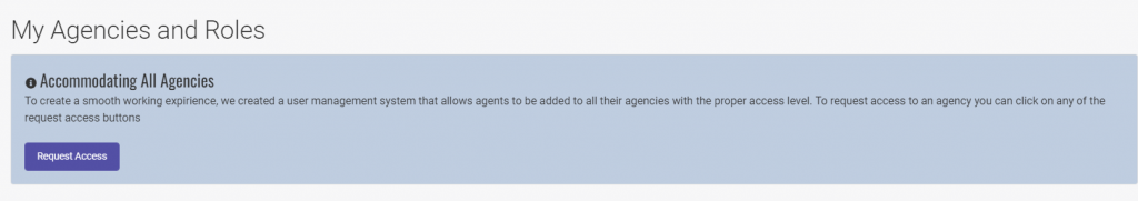 How to Request Access to Your Agency – MarketScout